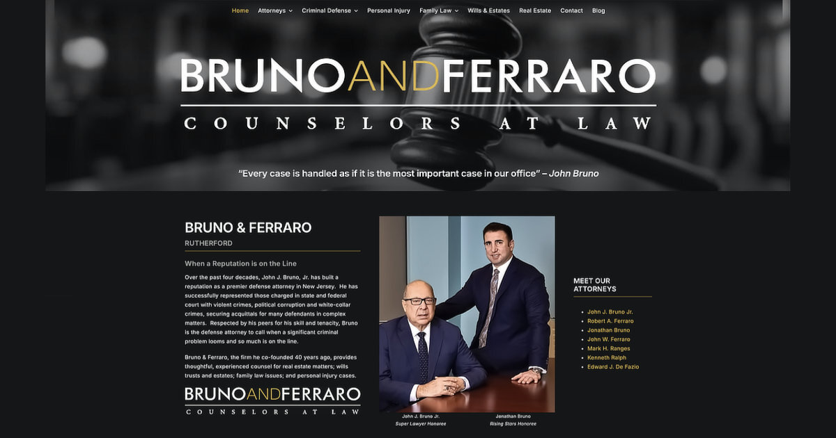 Jonathan Bruno NJ Criminal Defense Attorney at Law